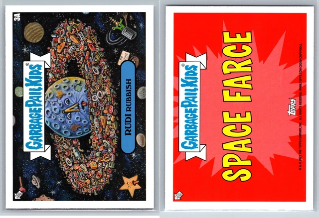 2023 GARBAGE PAIL Kids GPK InterGOOlactic Space Farce RUDI Rubbish 3A ...