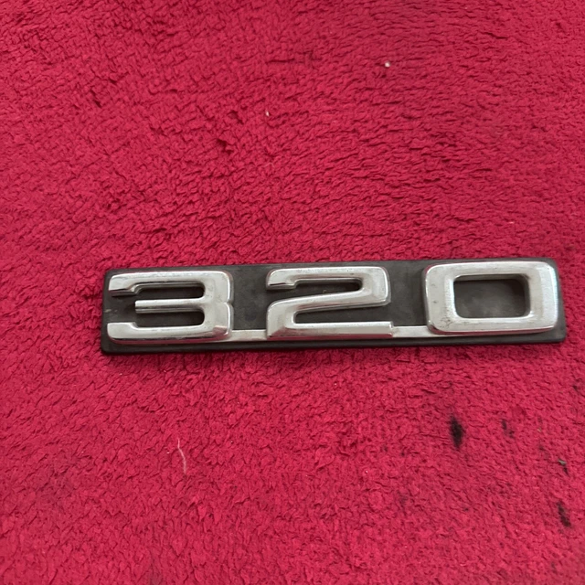 BMW E21 320 Modellbezeichnung Emblem Badge Schriftzug Typenschild ...