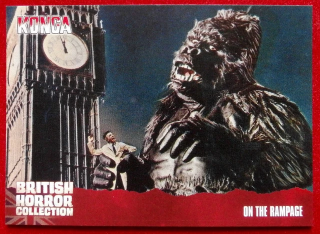 BRITISH HORROR - Card #55 - Konga! - ON THE RAMPAGE £3.99 - PicClick UK