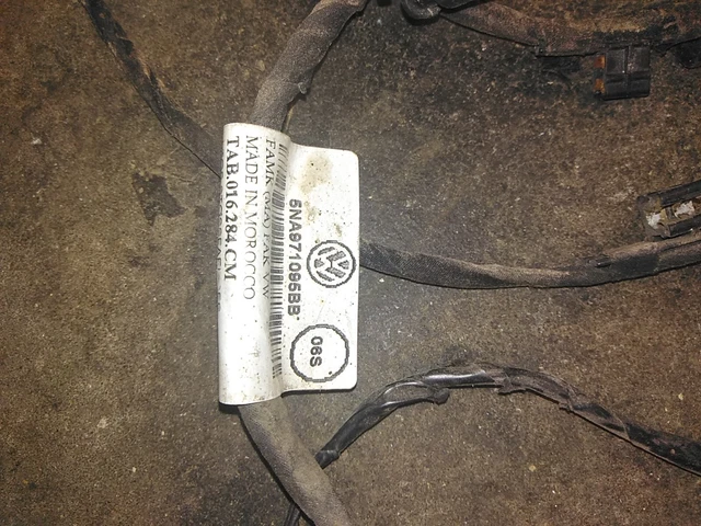 VW TIGUAN MQB Mk2 Wiring Harness Loom for Front Bumper 5NA971095BM £25. ...