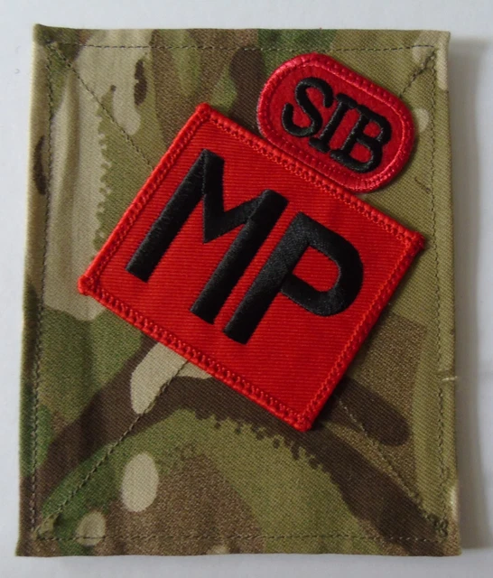 BRITISH ARMY ROYAL Military Police SIB Blanking Panel & Badge - RMP £8. ...