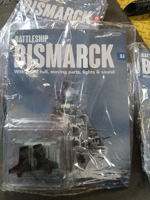 HACHETTE PARTWORKS BUILD the Battleship Bismarck Scale 1:200 issues 82 ...