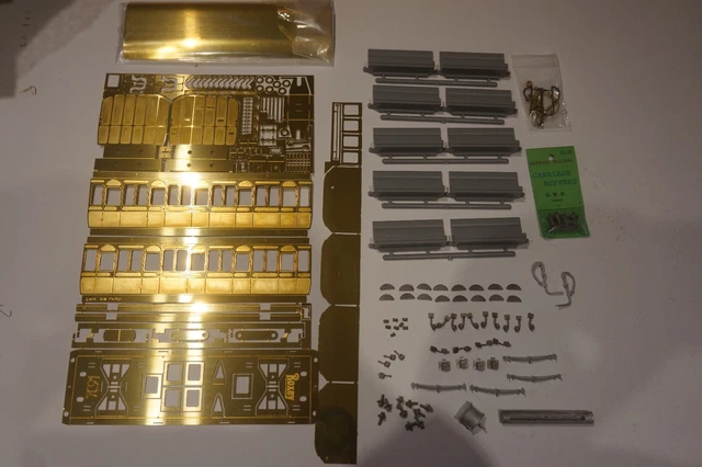 O GAUGE 7MM Roxey brass kit for GWR Metro 3rd 4 wheel coach £1.16 ...