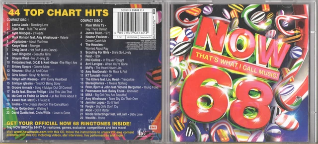 NOW THAT'S WHAT I Call Music 68 - 2007 Album Twin Cd Britannique ...