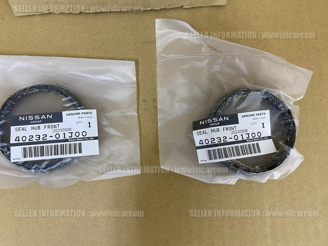 GENUINE SEAL, GREASE Front Hub For Nissan Patrol Safari Y60 Y61 40232 ...