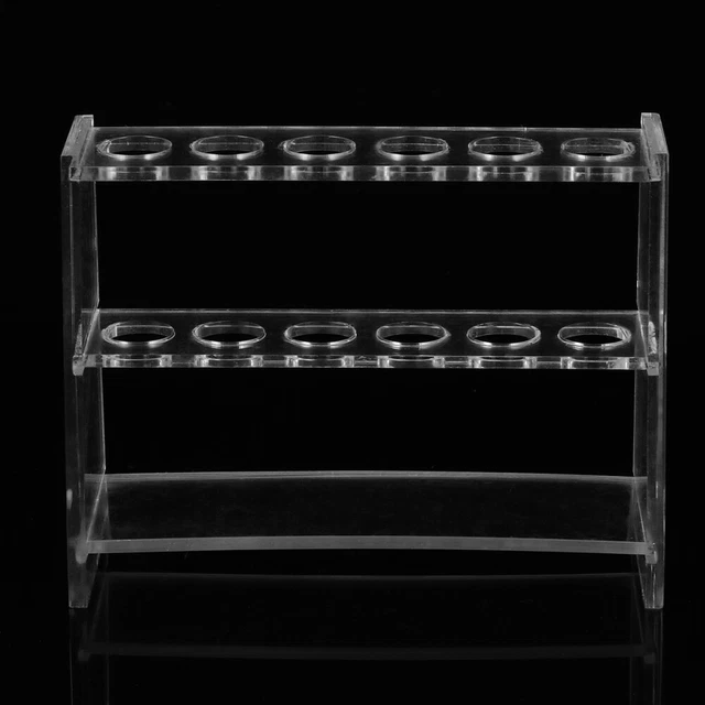 TEST SUPPORT DE Tube Laboratoire Verre Transparent Porte-éprouvettes ...