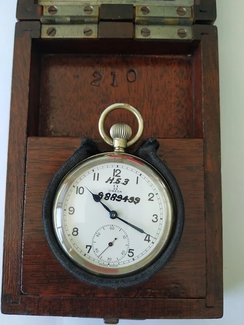 OMEGA H.S. 3 deck watch for Royal Australian Navy (RAN) , vintage 1940s ...