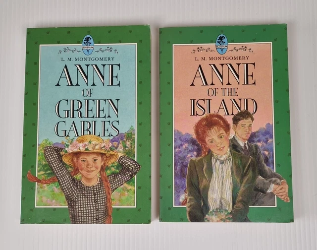 2 X LM Montgomery Books Anne of Green Gables + Anne Of The Island ...