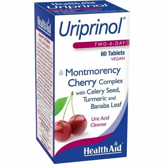 HEALTH AID URIPRINOL Montmorency Cherry Complex 60 Tablets £21.51 ...