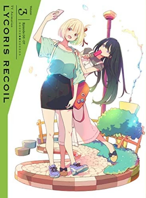 LYCORIS RECOIL VOL.3 First Limited Edition Blu-ray Artbook F/S w ...