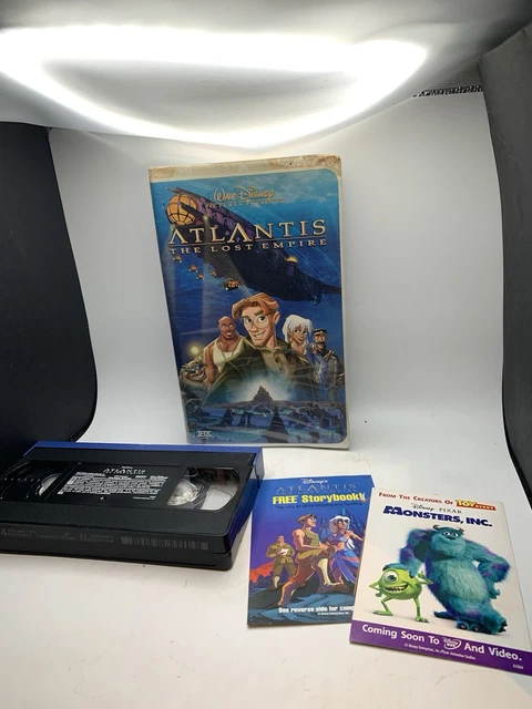 DISNEY ATLANTIS: THE Lost Empire 2002 Clamshell VHS w/ Inserts £5.34 ...