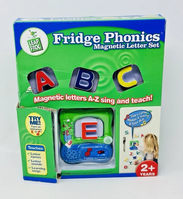 LEAP FROG FRIDGE Phonics Magnetic Letter Set Sing & Teach ABC 123 $67. ...