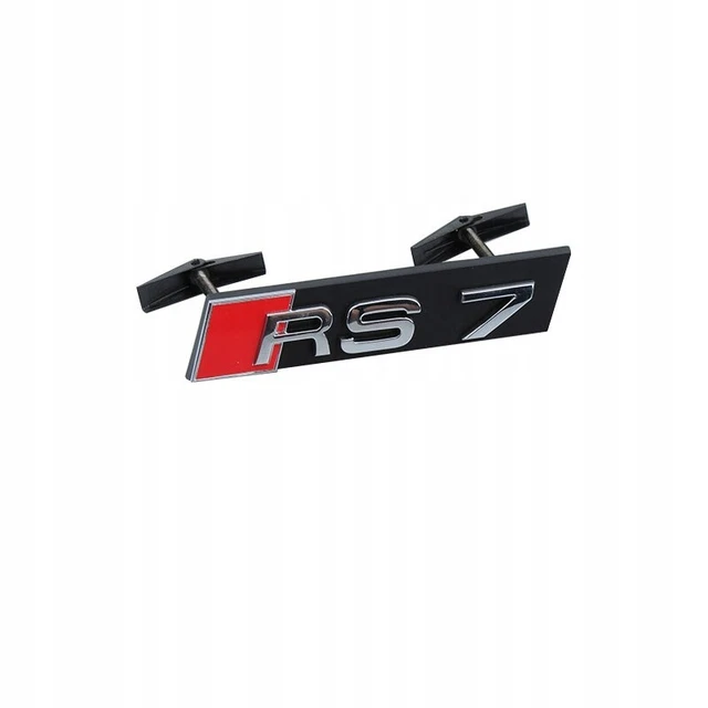 AUDI RS 7 Schriftzug Emblem Logo Vorne Kühlergrill Grill Abzeichen ...