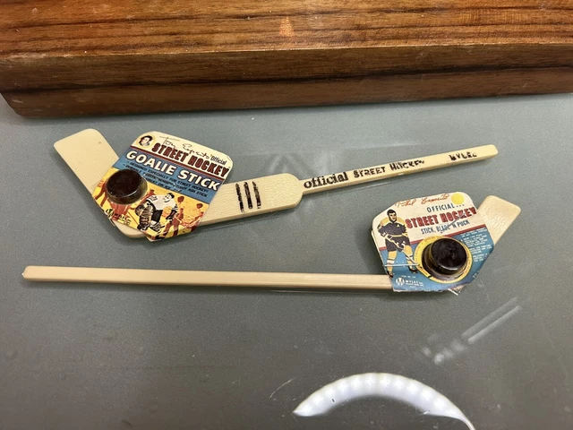 VINTAGE 1970’S MYLEC PHIL & TONY ESPOSITO STREET HOCKEY MINI STICKS NHL ...