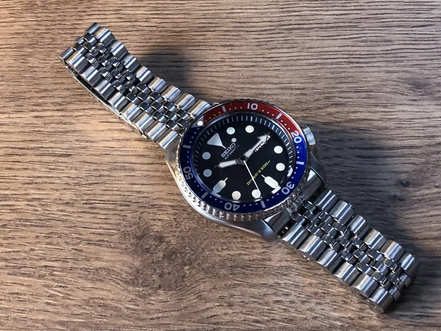 SEIKO PEPSI Blue Men's Watch - SKX009 Automatic Diver 7S26 Mvmt New ...