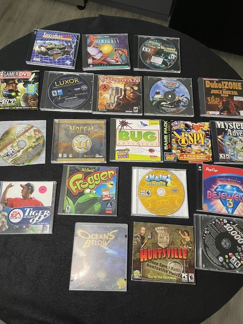 ACTION, PUZZLE, ARCADE Vintage CD-ROM PC Computer Games Lot of 20 $15. ...