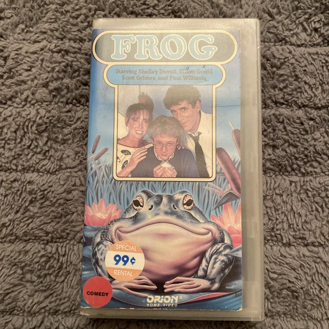 FROG VHS MOVIE Orion 1988 Shelley Duvall Retired Rental Hollywood Nites ...