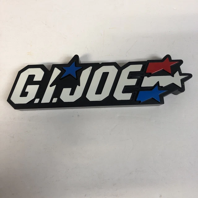 GI JOE LOGO Speaker Music Box Symbol Sigil 25th Anniversary Diorama ...