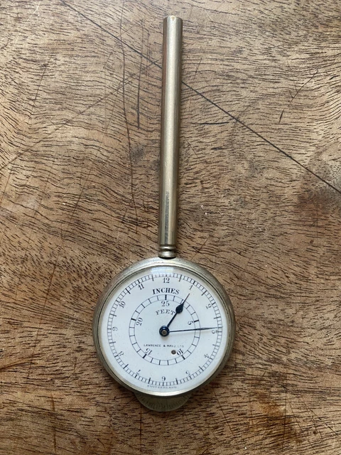 ANTIQUE EDWARDIAN LAWRENCE and Mayo opisometer rotameter map measurer £ ...