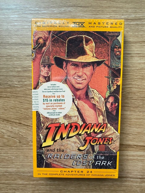 RAIDERS OF THE Lost Ark Indiana Jones (VHS, 1999) NEW SEALED £15.21 ...