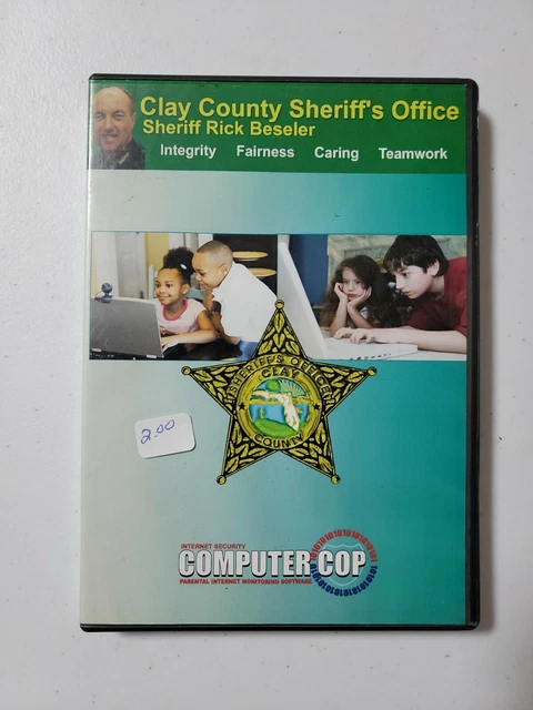 CLAY COUNTY SHERIFF'S Office Sheriff Rick Beseler Computer Cop (DVD) $4 ...