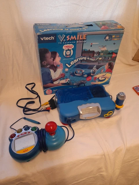 VTECH CONSOLE V SMILE TV LEARNING SYSTEM writing pad joystick ...