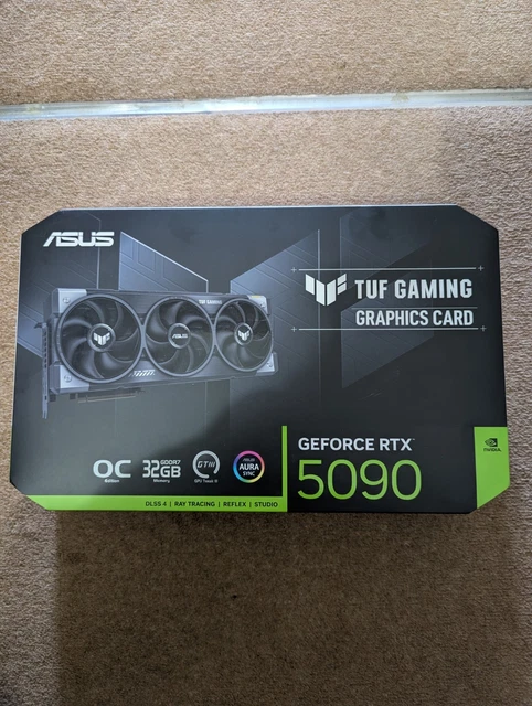 ASUS GEFORCE RTX 5090 TUF OC Edition 32GB GDDR7 GPU - Brand new, in hand £2,964.72 - PicClick UK