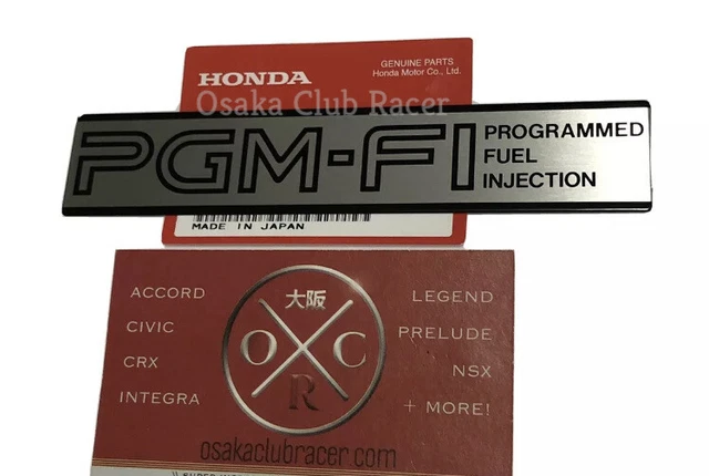 NEW OEM HONDA PGM-FI Intake Manifold Emblem JDM 86-89 90-93 Acura ...