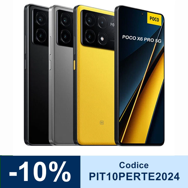 XIAOMI POCO X6 Pro 12+512GB 5G Smartphone NFC 120Hz 64MP 67W Dimensity8300-Ultra EUR 431,99 ...