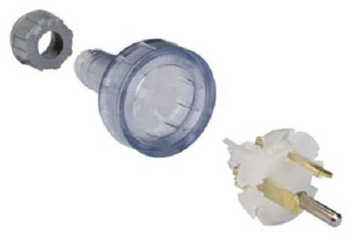 CLIPSAL REWIREABLE PLUG 10A 230V 3-Pin Safety Round Earth, Straight ...