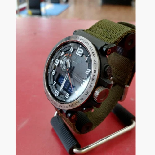 MONTRE SOLAIRE CASIO Pro Trek PRW-6600YB-3JF Safari Concept Radio verte ...