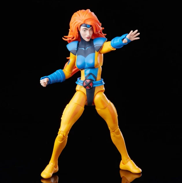 MARVEL LEGENDS SERIES X-MEN JEAN GREY 90s ANIMATED 6" ACTION FIGURE ...