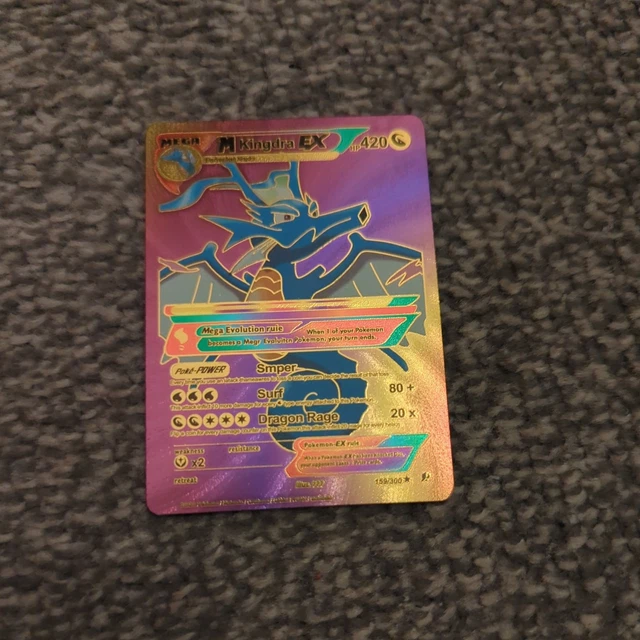 RAINBOW POKÉMON CARD M Kingdra Collectable Pokémon Card £2.80 - PicClick UK