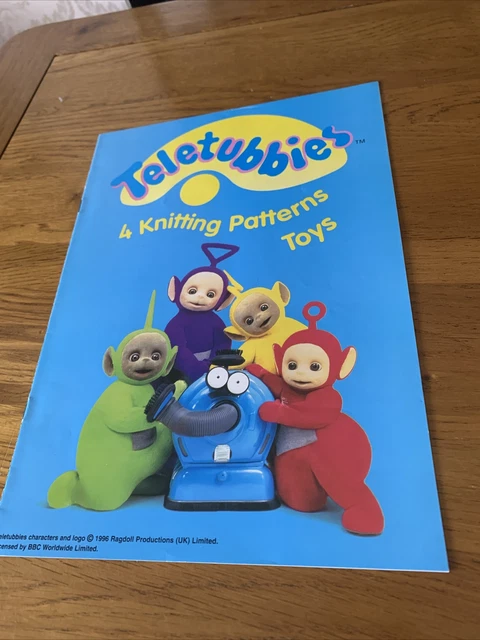 KNITTING PATTERN X4 Teletubbies By Alan dart/ Gary Kennedy Intarsia ...