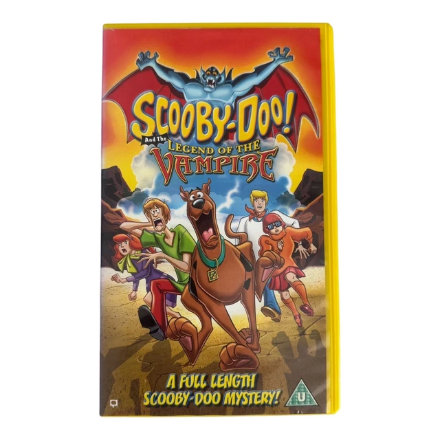 RETRO 2003 SCOOBY-DOO legend of vampire Hanna Barbera VHS video tape ...