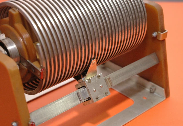 GIANT VARIABLE ROLLER INDUCTOR COIL-48uH-HF LINEAR POWER AMPLIFIER ...