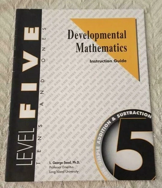 DEVELOPMENTAL MATHEMATICS LEVEL 5 TEACHER Instruction Guide $1.99 ...