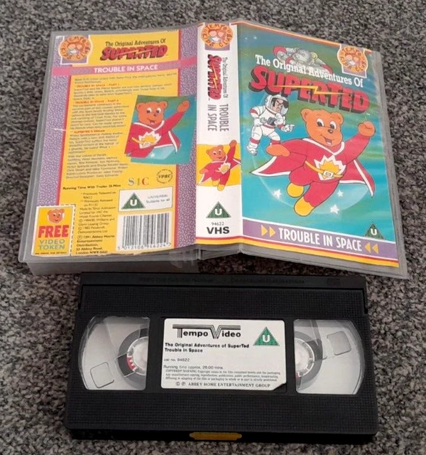 THE ORIGINAL ADVENTURES Of Superted Trouble In Space Pal Vhs Video Kids ...