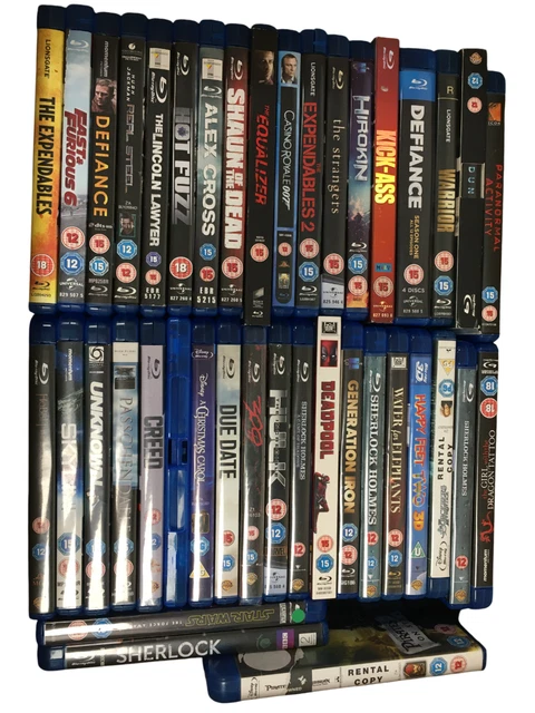 BLU-RAY MOVIE COLLECTION Bundle Vintage Action, Thriller, Sci-Fi ...