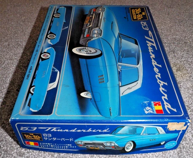 '63 FORD THUNDERBIRD Unassembled kit, Gunze Sangyo ©1983 - FREE UK ...