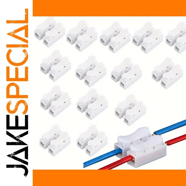 JAKESPECIAL – WHITE Quick Wire Connectors Set for Electrical Wiring EUR ...