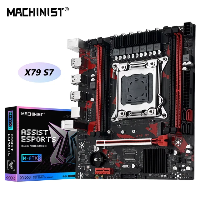 X79 S7 MOTHERBOARD LGA2011 Xeon E5 V1 V2 DDR3 ECC Dual Channel RAM £49. ...