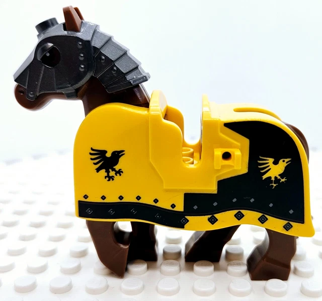 CUSTOM CASTLE TRIO RAVEN Knight Barding, Horse & Battle Helmet $30.00 ...