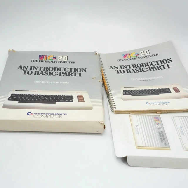 VINTAGE COMMODORE VIC 20 Introduction to BASIC Part 1 Original With Box ...