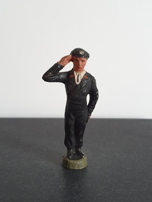 ELASTOLIN LINEOL SOLDIER Tank Commander Vehicle Still Military WC Mass ...