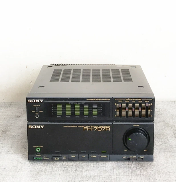 SONY FH-707R TA-707 Stereo Integrated Amplifier With Phono + Spectrum ...