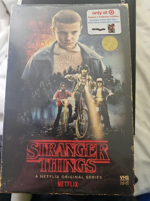 STRANGER THINGS SEASON 1, 4-Disc Blu-Ray + DVD Set (Collector’s Edition ...