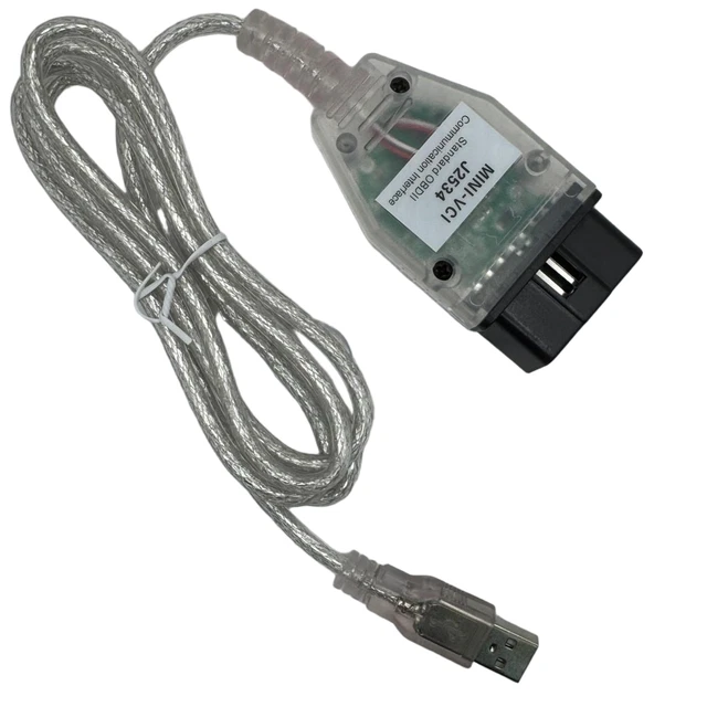V18 J2534 MINI VCI Cable for Toyota Lexus Scion Techstream OBD ...