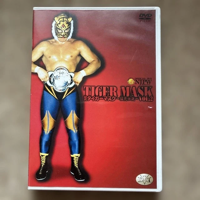 TIGER MASK LEGEND Fierce Tiger Vol2 DVD Pro Wrestling Rare Collectible ...