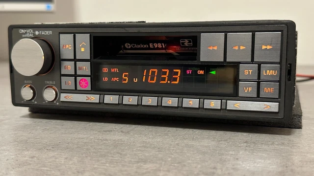 CLARION E981 VINTAGE flagship cassette-tuner head unit EUR 499,00 ...